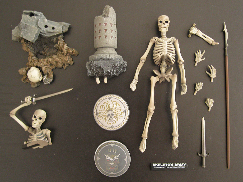 world of klaymore: Revoltech Skeleton Army