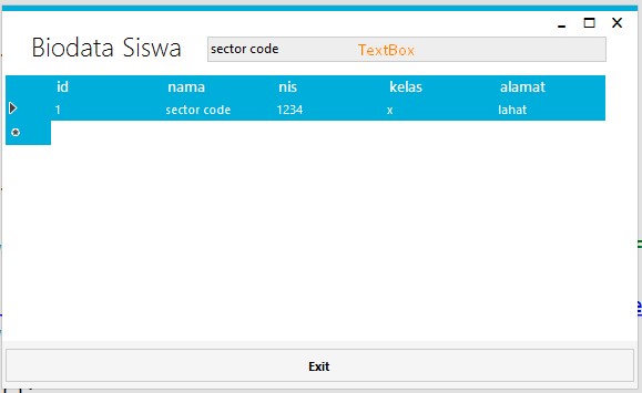 C Filter Datagridview Using Textbox Mysql Database Source Code Html