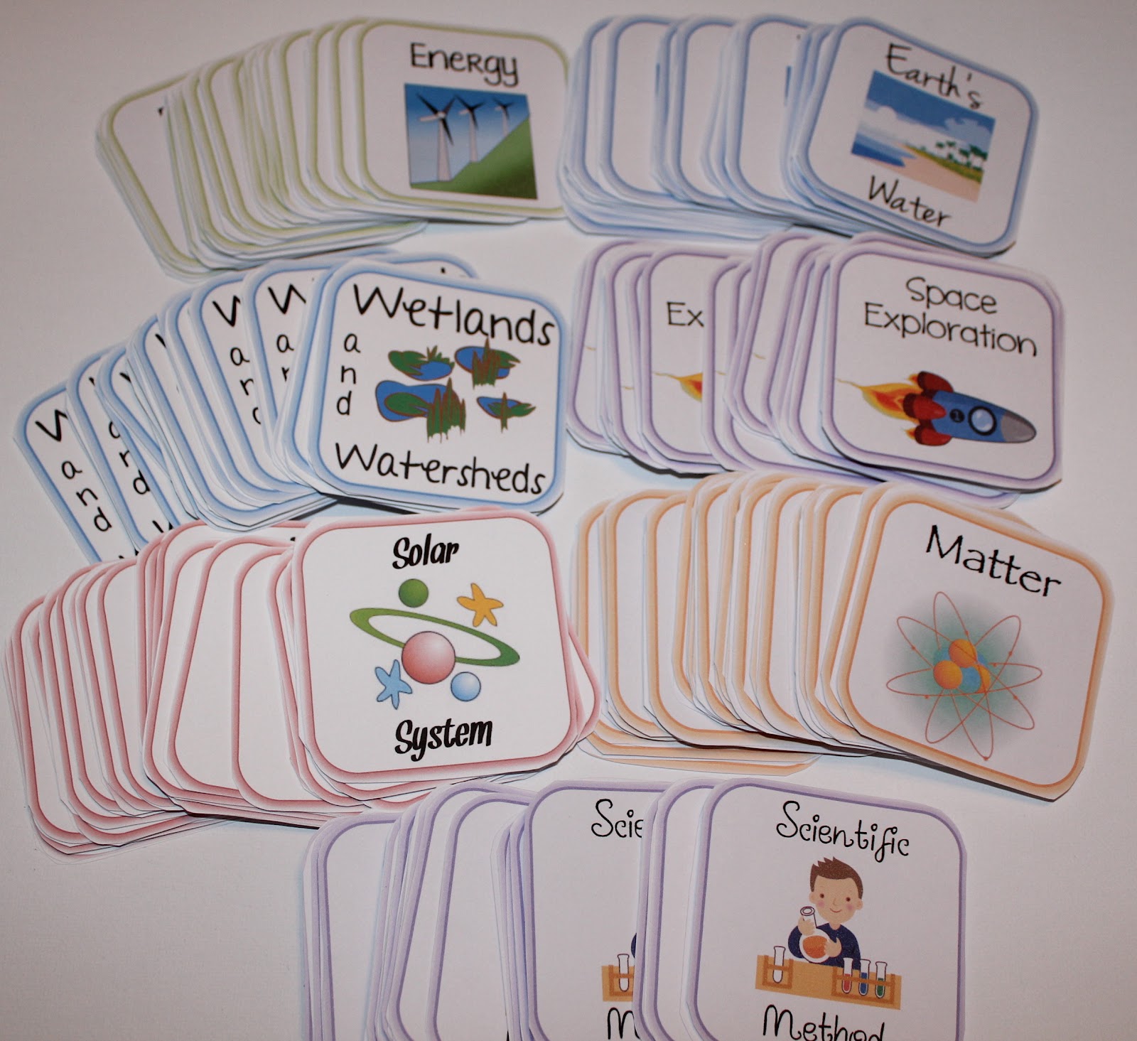 Tween Teaching: Science Matching Game Cards
