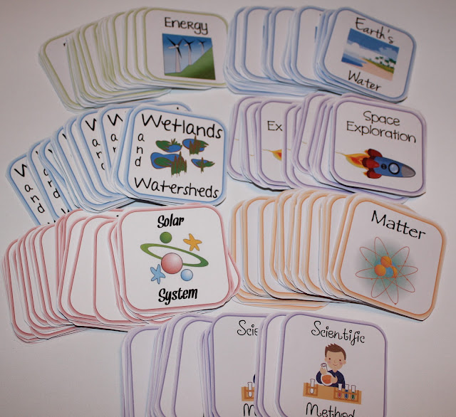 Tween Teaching: Science Matching Game Cards