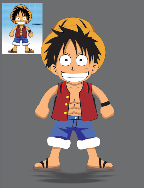 AZIMAGINATIONS: LUFFY VECTOR