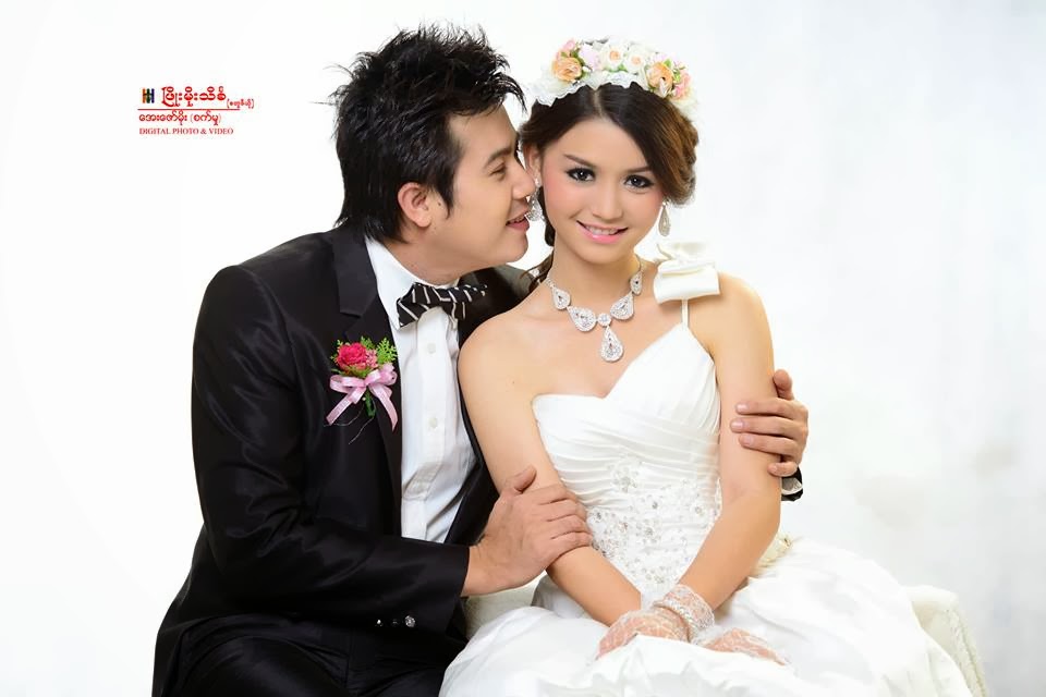 Wedding Couple Fashion Nay Toe And Khin Wint Wah Myanmar Celebrity Couple Photos