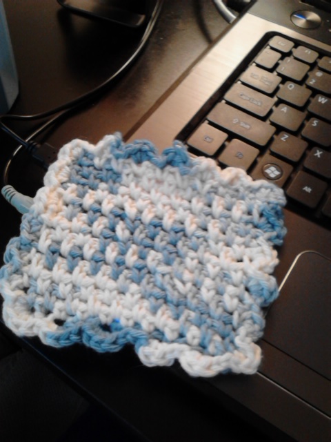 live & learn: Moss Stitch Coaster Pattern
