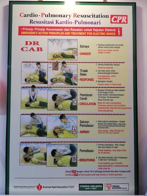 Bumi Safety: CPR SIGNAGE WITH STEEL FRAME