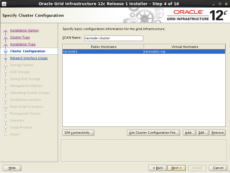 Grid Installation Rac 12c Setup Step By Step On Oracle Virtual Box With Oracle Enterprise