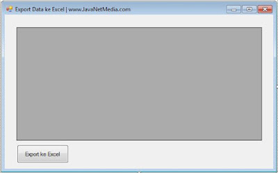 Cara Export Data Dari Vb .Net Ke Office Excel - TUTORIAL VB.NET DAN VB 6.0