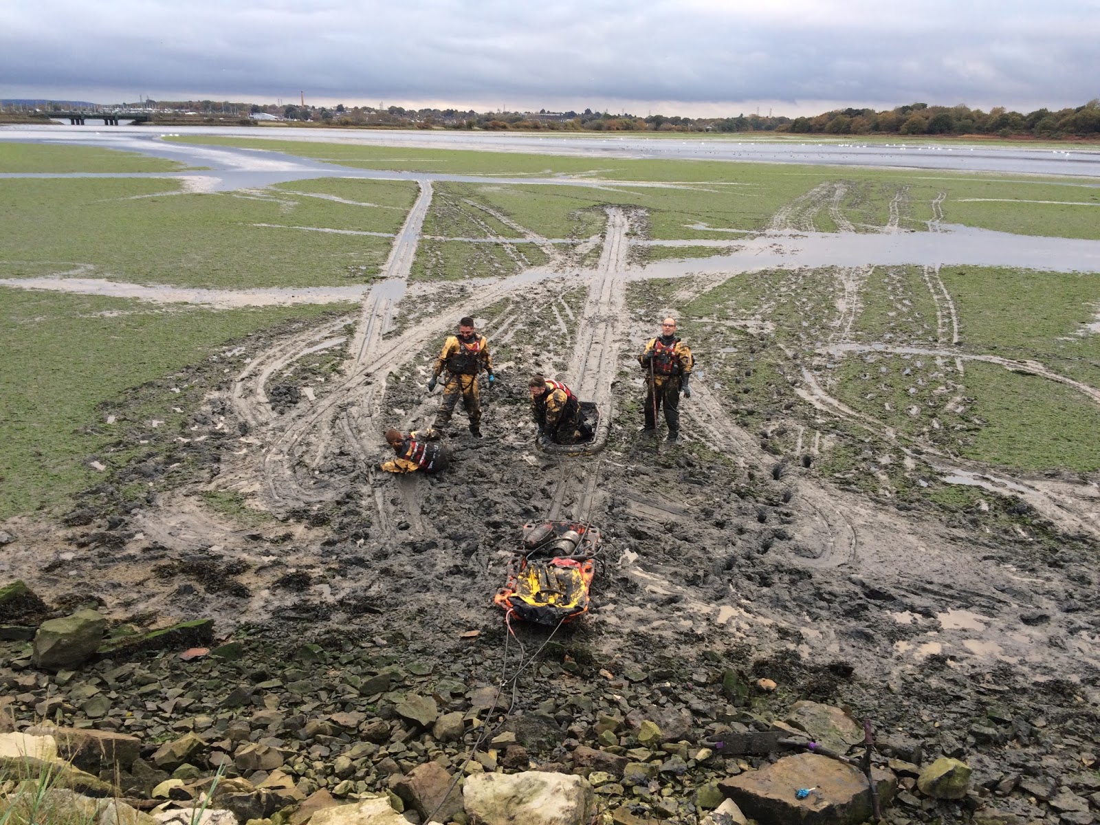 Swanage Coastguard Rescue Team : Team achieve Mud Status