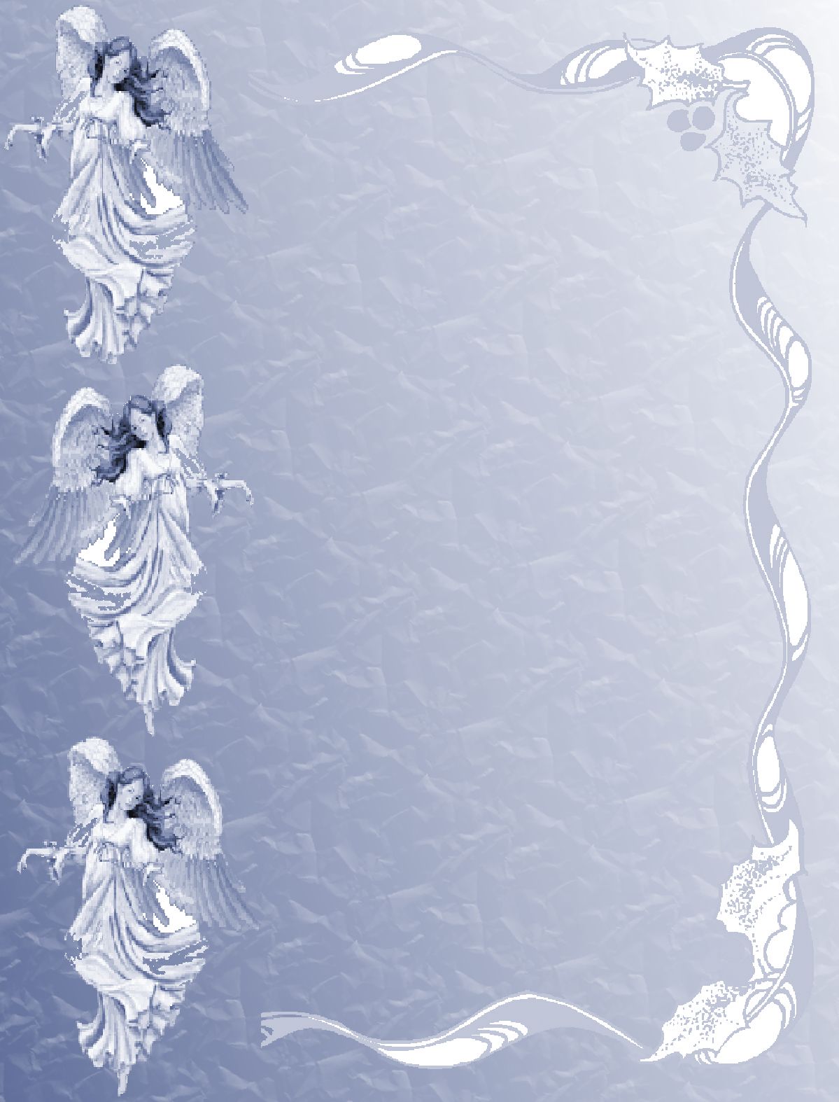 Christian Images In My Treasure Box: Angel Borders , Frames And Backgrounds