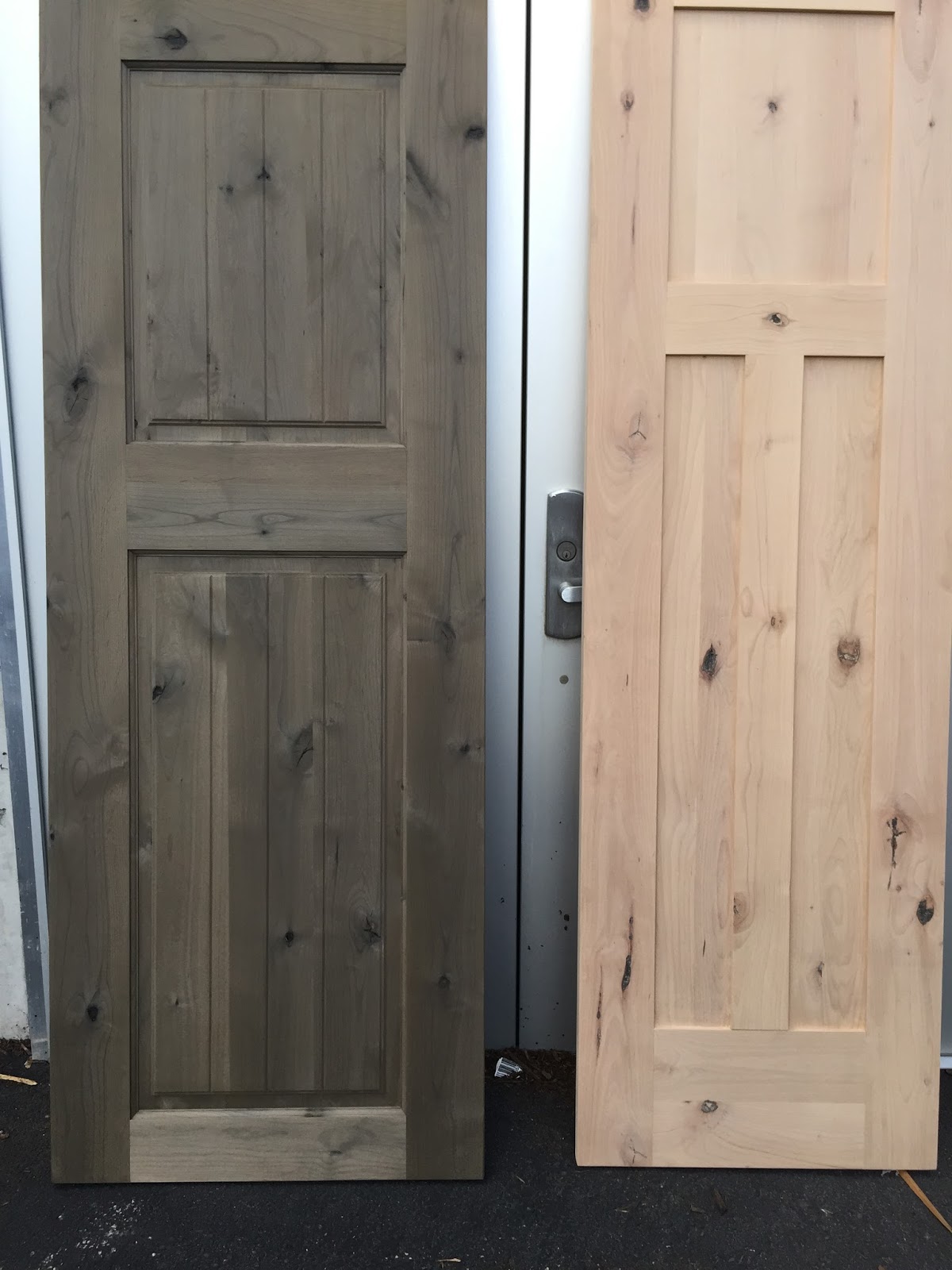 from Gardners 2 Bergers: The Perfect DIY Barnwood Gray Doors