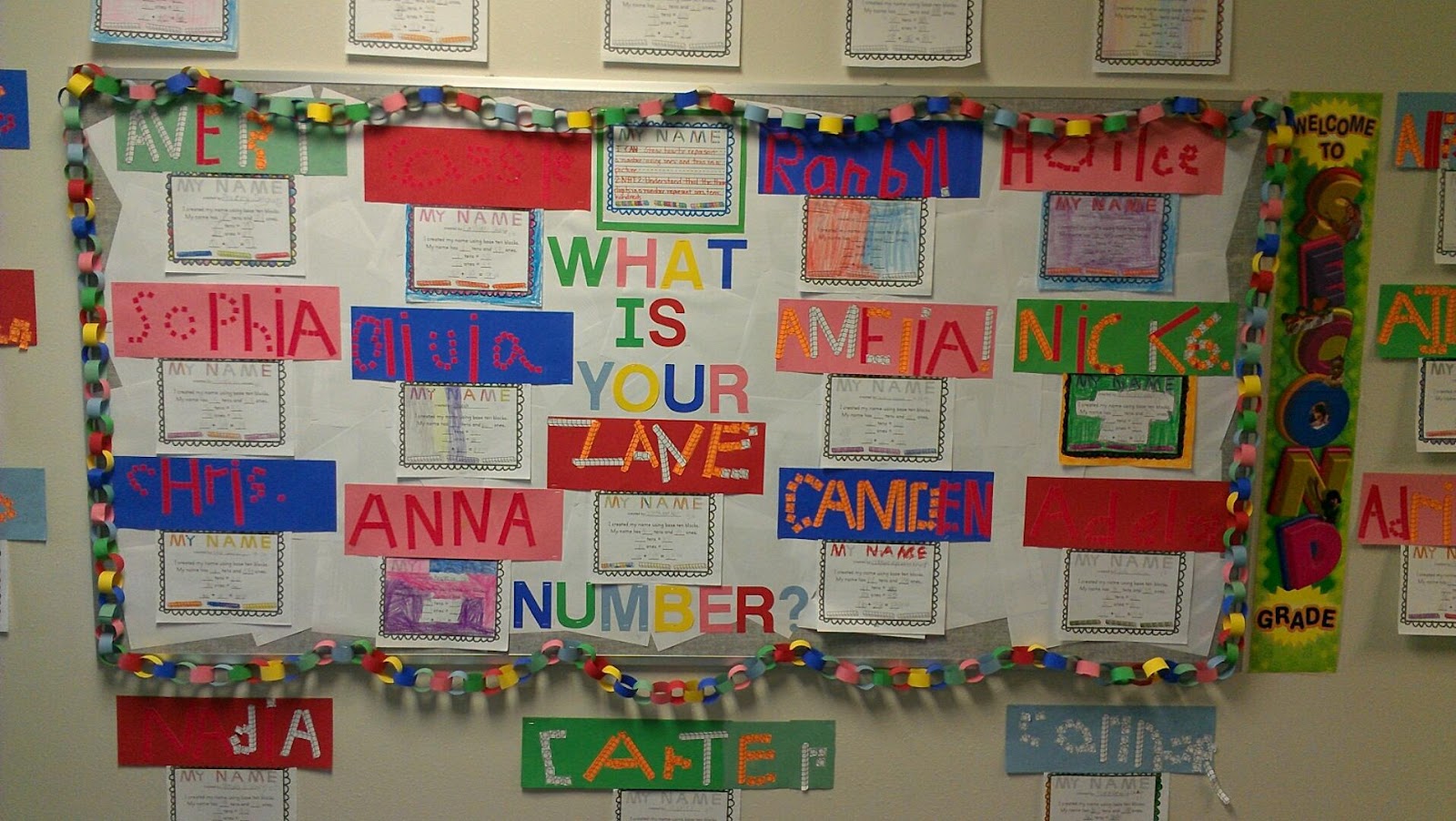 Crayons Paper Scissors: My first bulletin board!