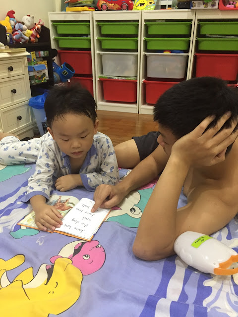 Shu-Yin's Sanctuary: Khye Can Read @ 4 1/2yo!