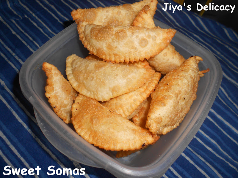 Jiya's Delicacy: Sweet Somas - 300th post