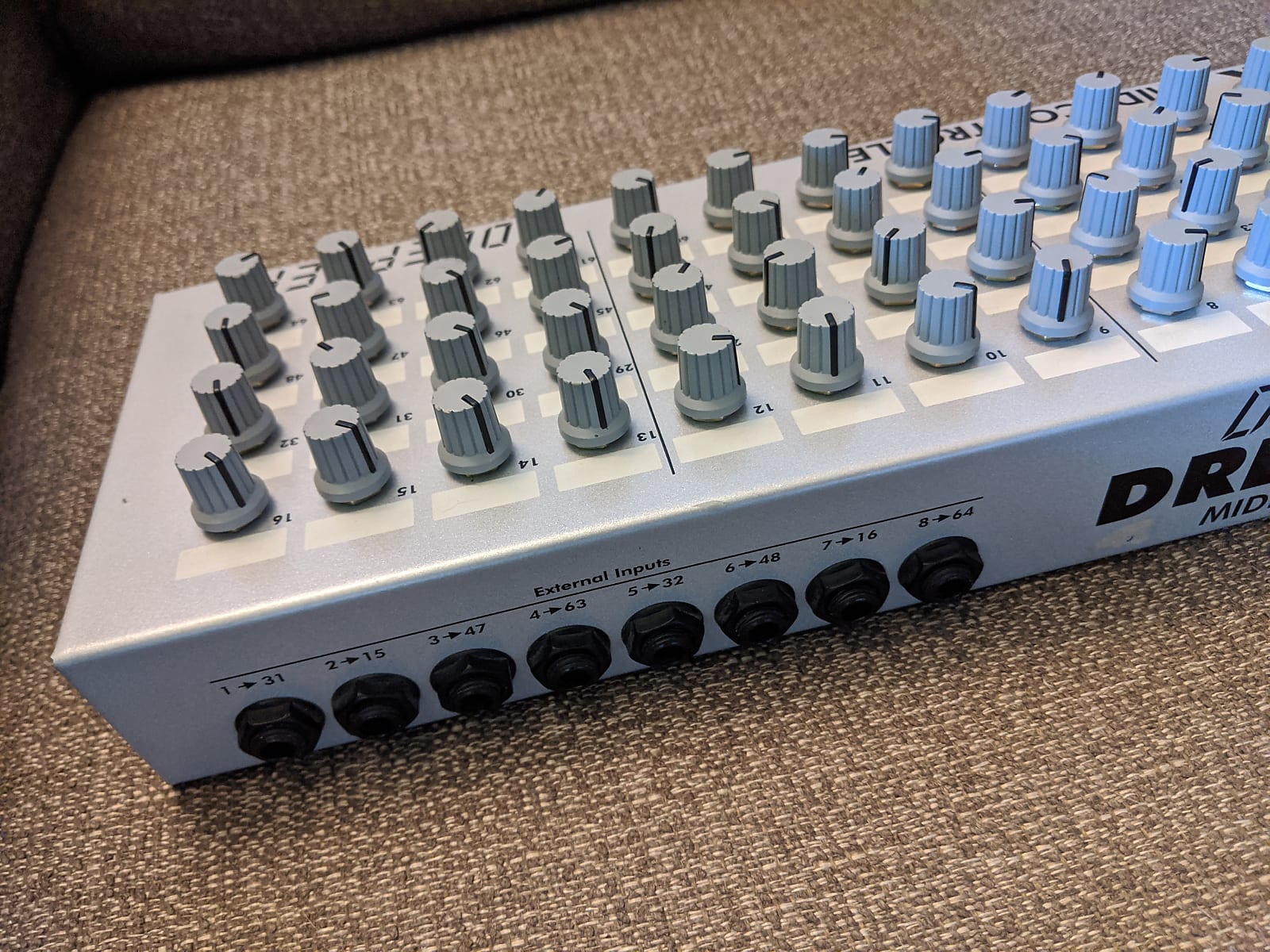 MATRIXSYNTH: Doepfer Drehbank, Rare 64 Knob MIDI Controller w/ Optional ...