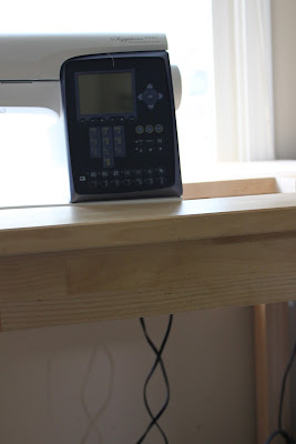 How To Customize An Ikea Table For Your Sewing Machine ~ Frecklemama