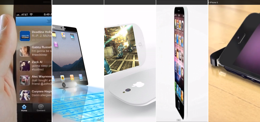 Outline Designer: 5 Futuristic Concept iPhone Designs (+Video)
