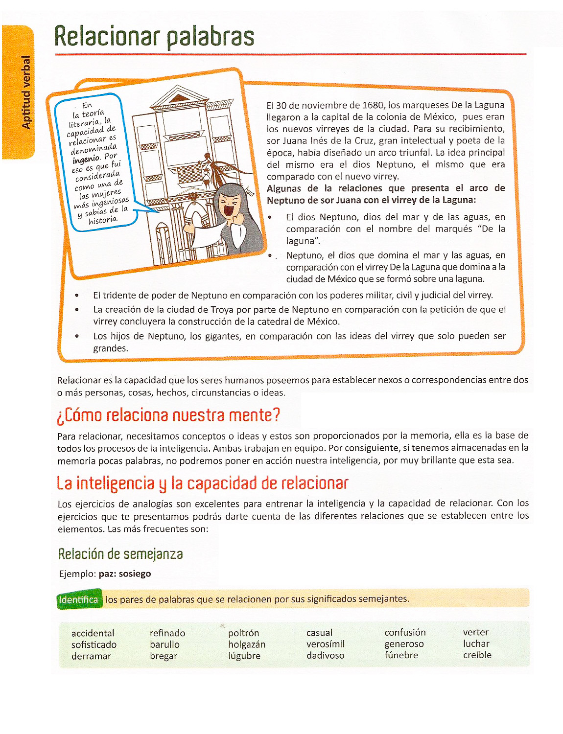 Relacionar Palabras - Razonamiento Verbal