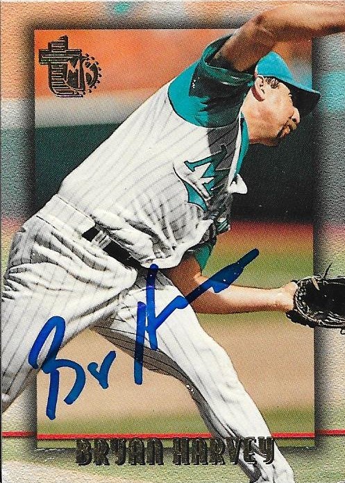 foul bunt: TTM Success - Bryan Harvey