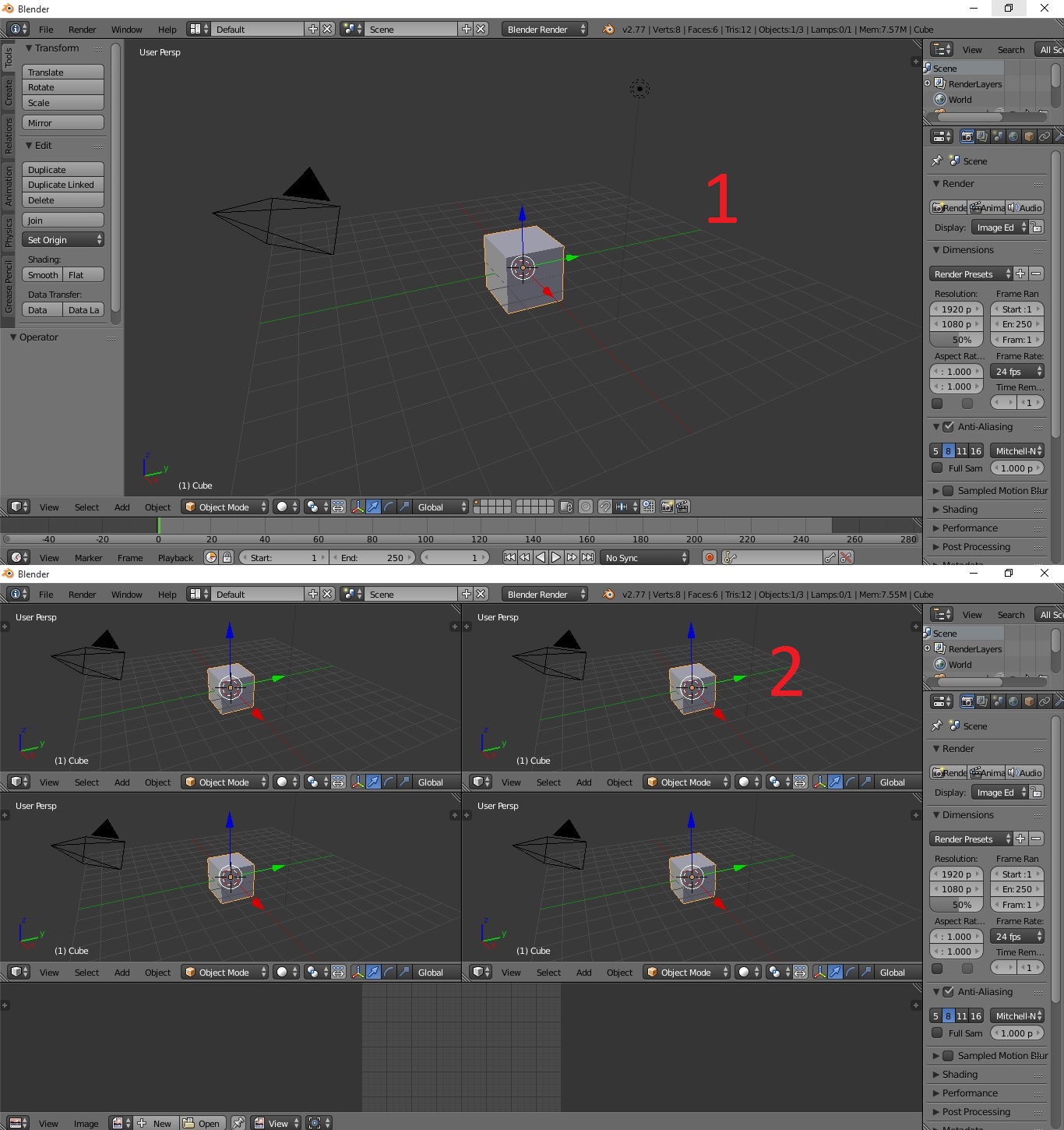 Pengenalan Terhadap User Interface (UI) Blender - Techrantula