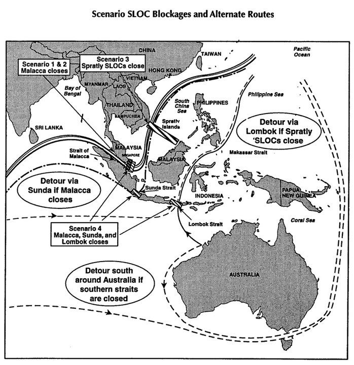 TOUCH ME NOT: SPRATLYS: SLOCs and various choke points, importance to ...