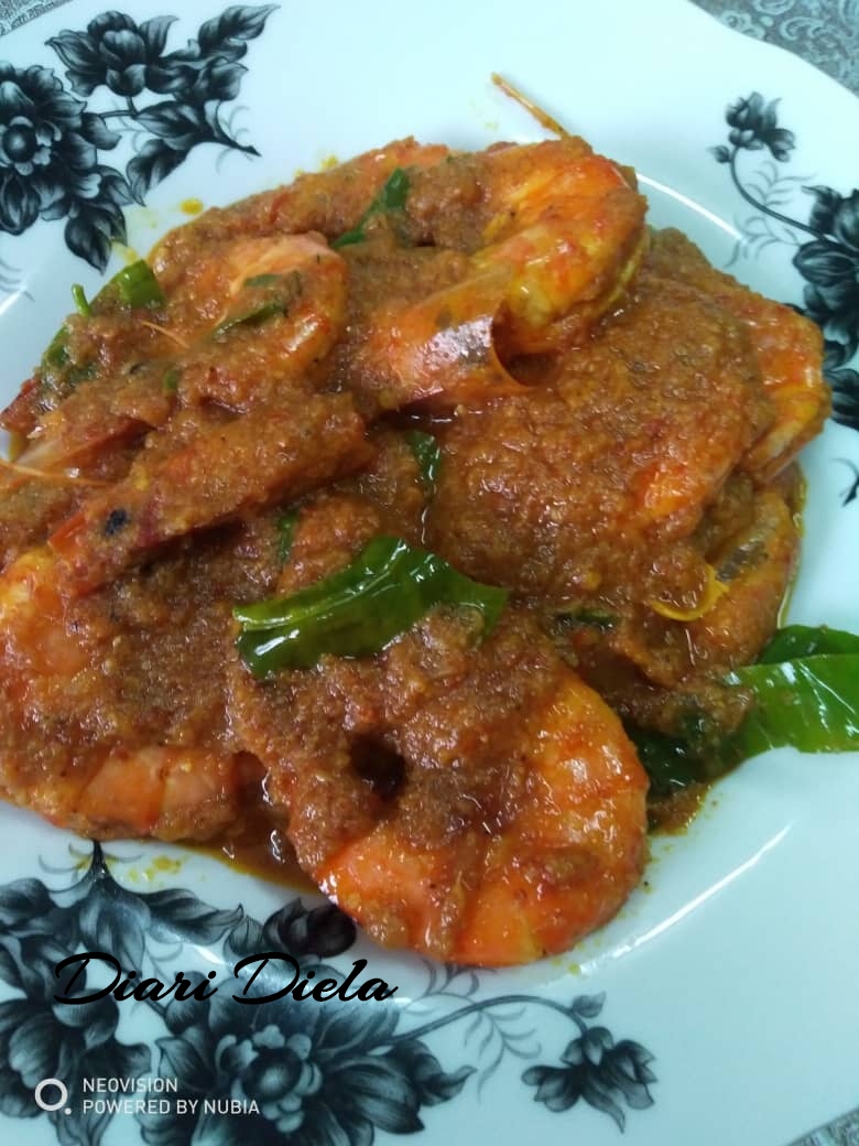 DIARI DIELA: Rendang Udang
