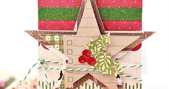 Christmas Star Card - Cheery Lynn Designs Inspiration Blog