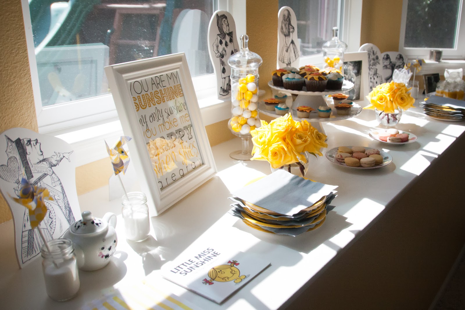 The Marin Scoop: You are my Sunshine Birthday Tea Party