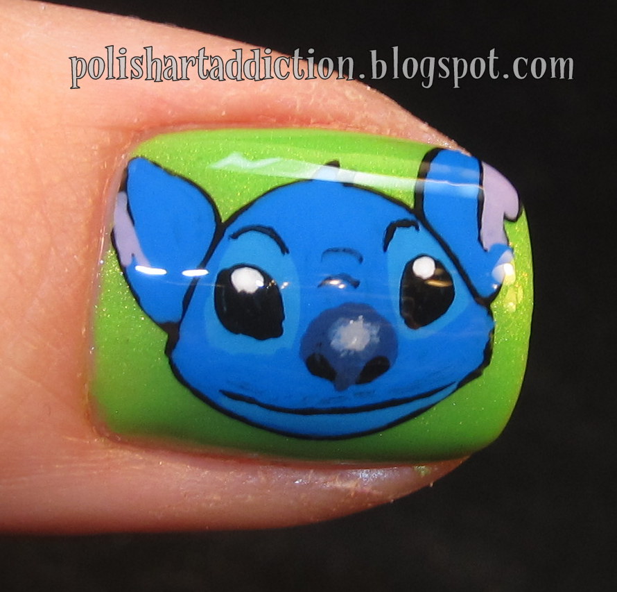 Disney Lilo & Stitch Nail Art
