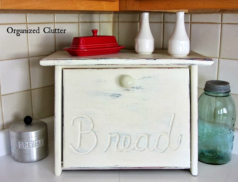 Bread Boxes Upcycled with Paint, Stencils & Chicken Wire - Organized ...