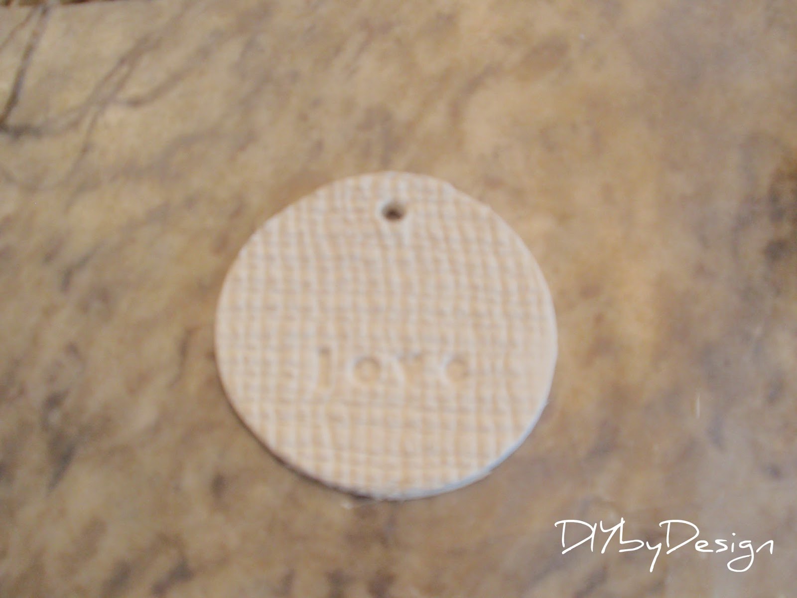 DIY by Design: Clay Tag Tutorial