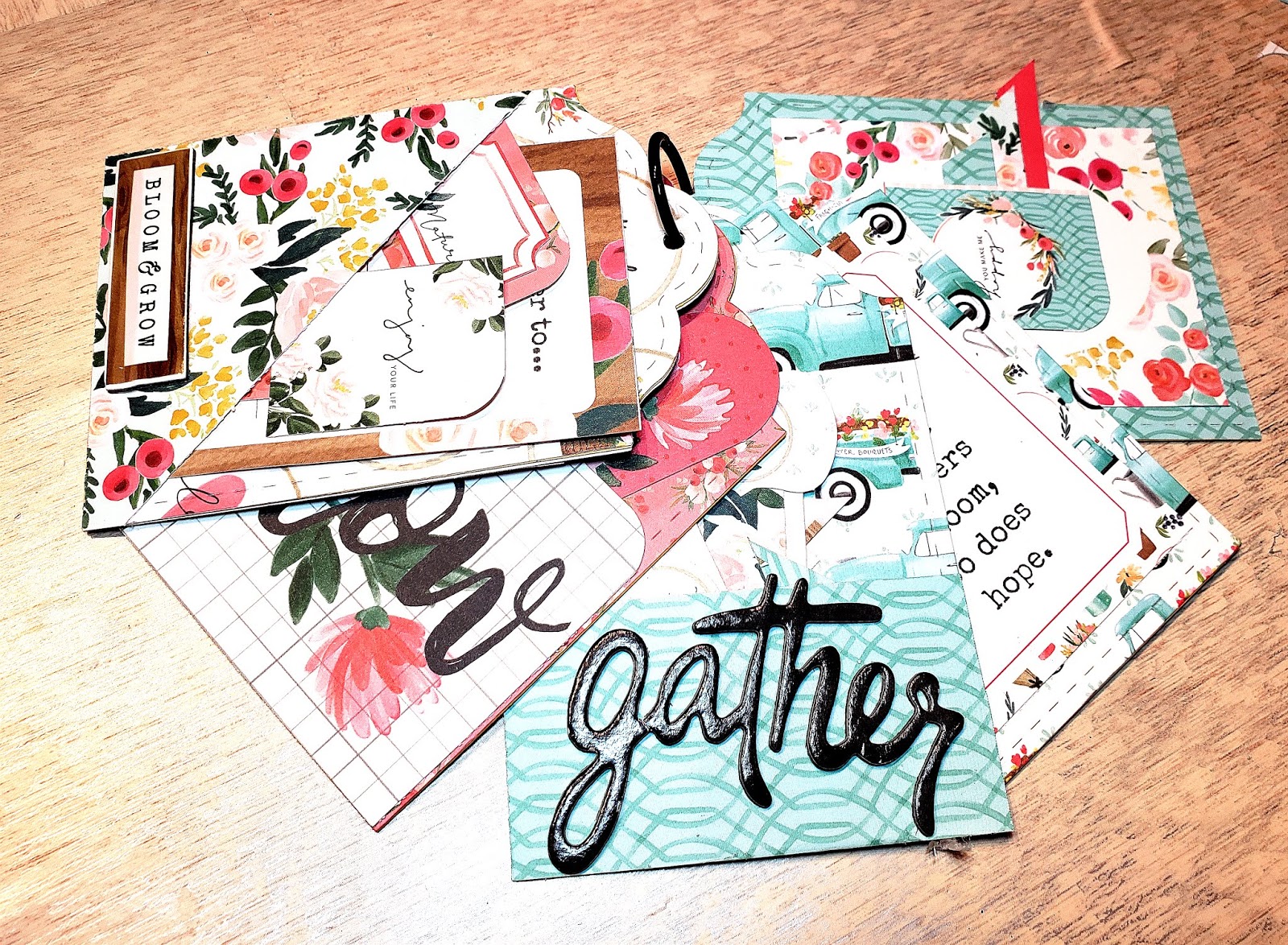 FotoBella: Carta Bella Flower Market Flip Tab Book