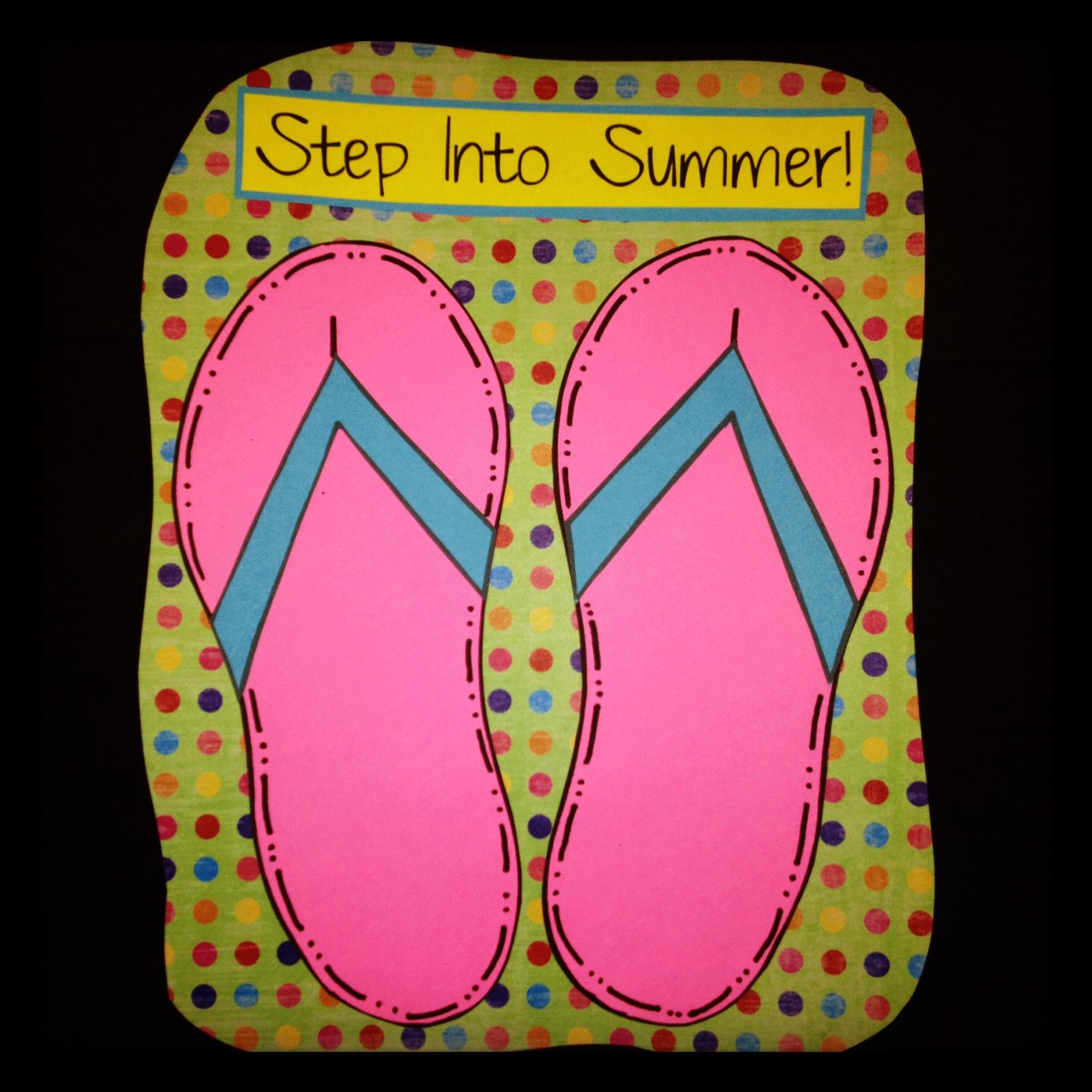 "Step Into Summer" Sandal Craftivity - Apples and ABC's