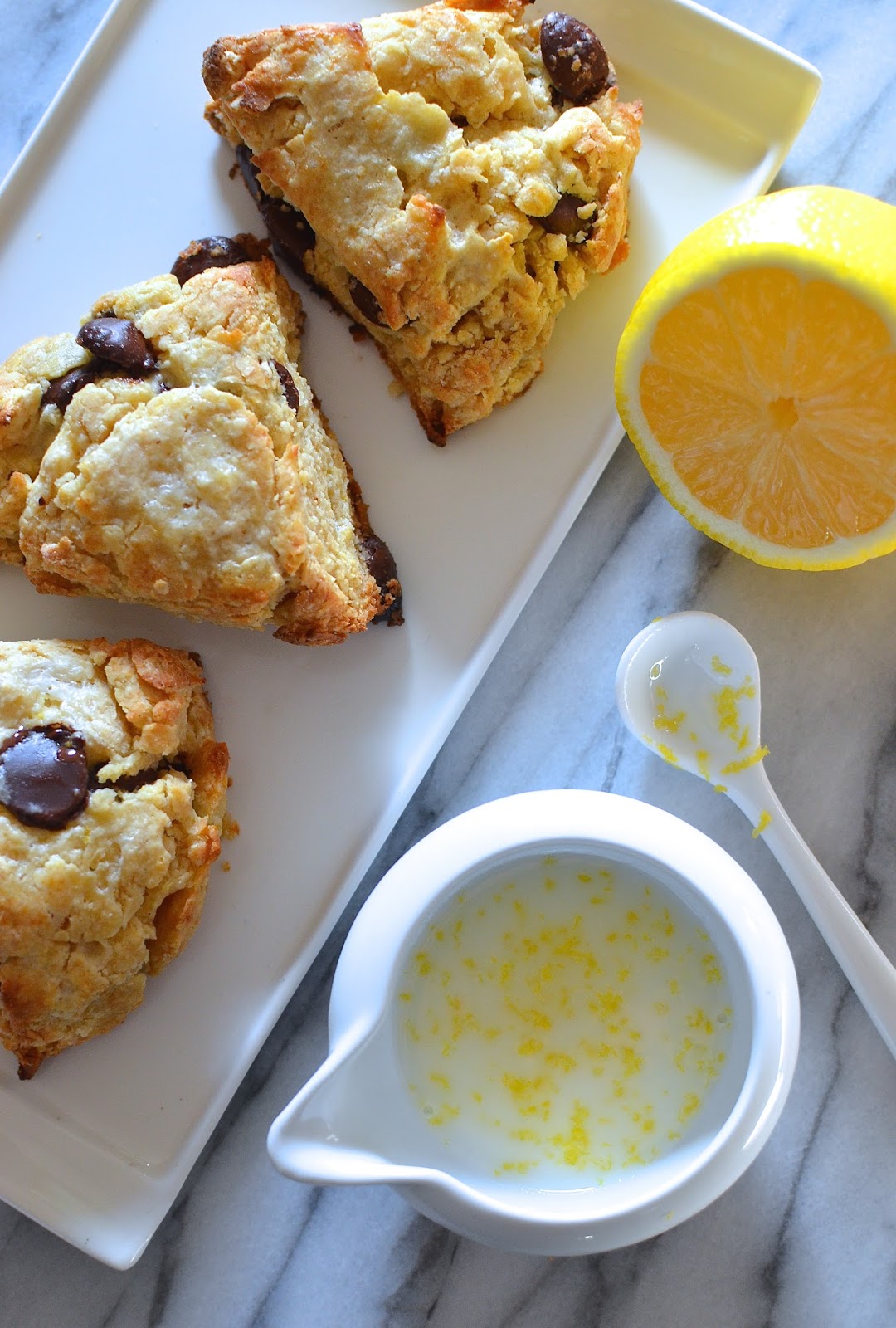 Playing with Flour: Chocolate-lemon scones