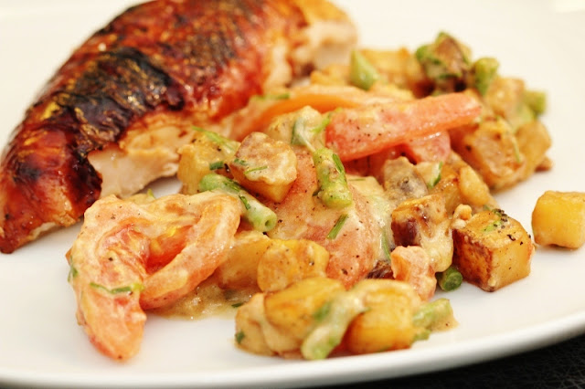 Två små kök: Potatisotto - lyxigt stuvad potatis med rödlök, tomat ...