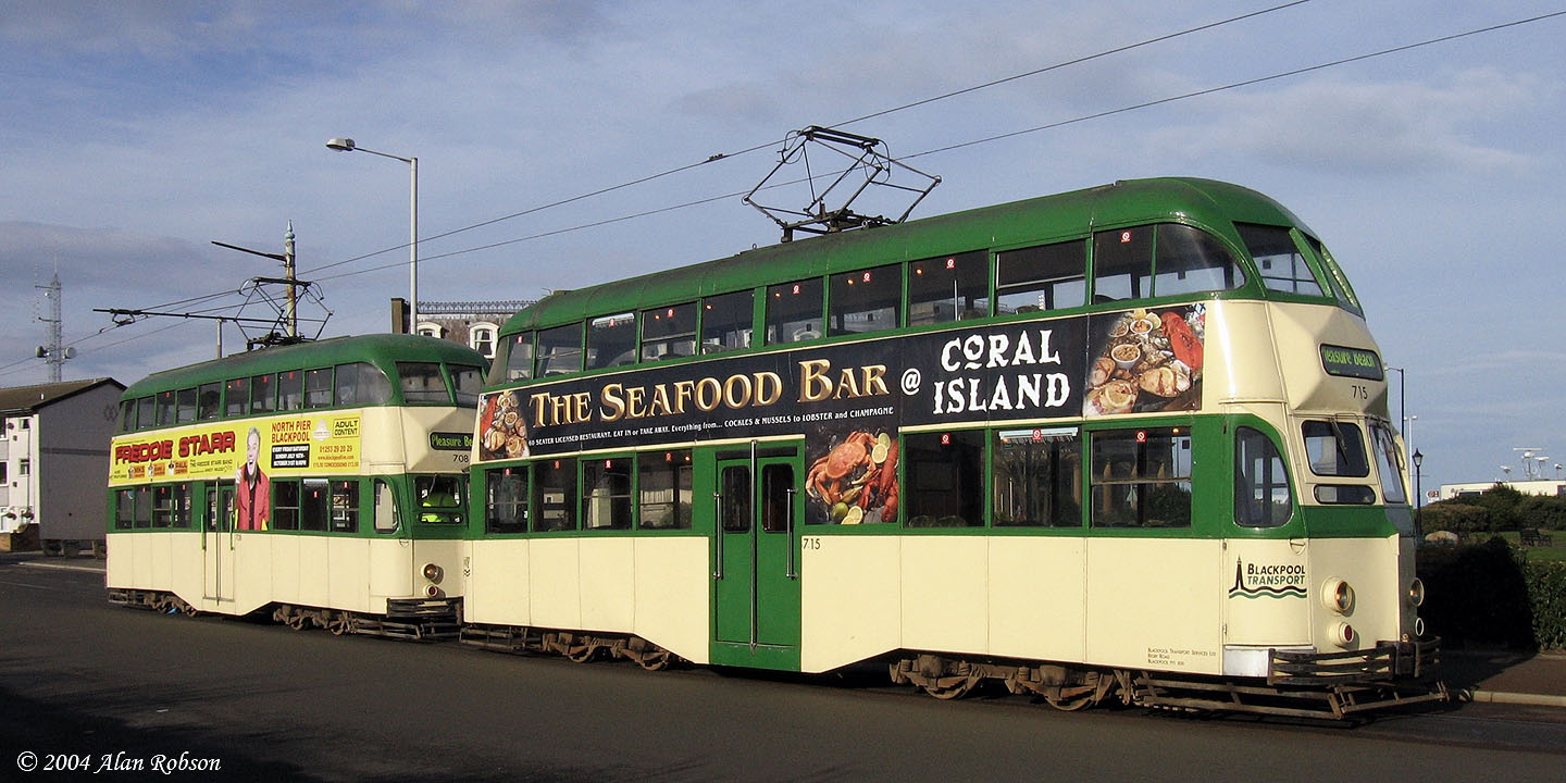 Blackpool Tram Blog: Balloon 715 to be used on Heritage Tours