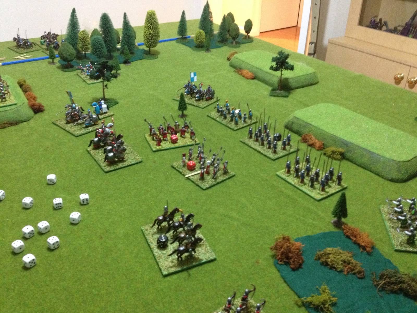 Grid based wargaming - but not always: Hundred Years War with Lion ...