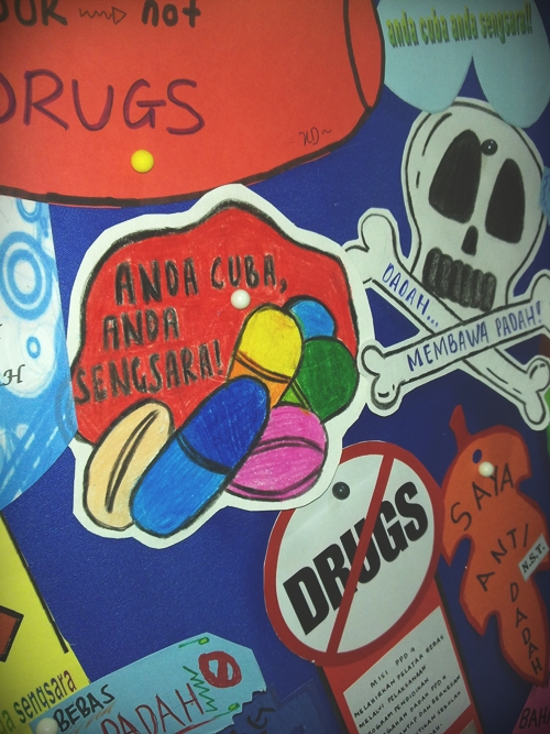 Program Pencegahan Dadah SMKTD: Pertandingan Penanda Buku