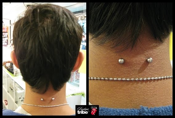 Vie Body Piercing @ Boutique Tribe: Neck piercing