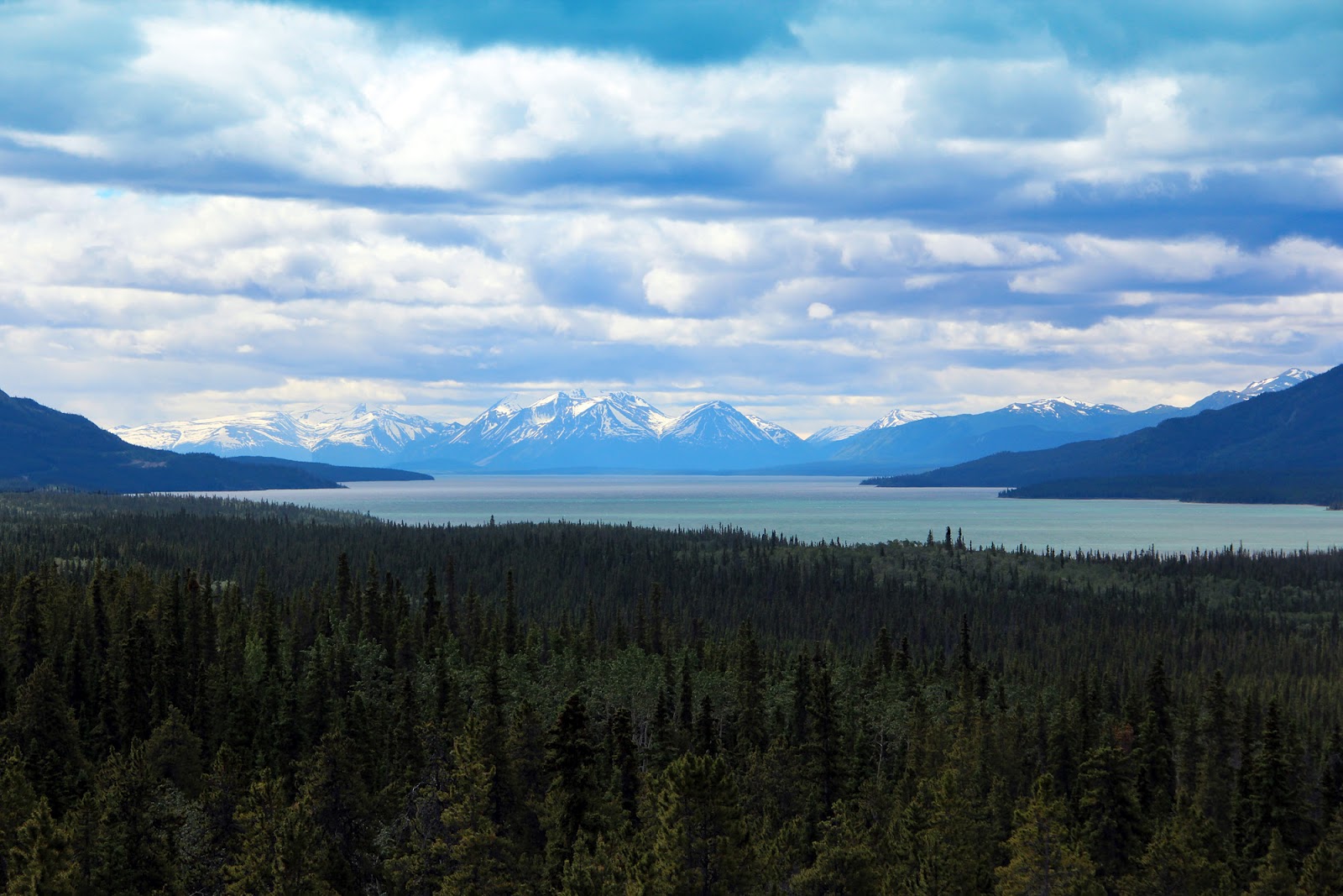 Riding the USA: Day 11 - Atlin, BC - First ride with the group