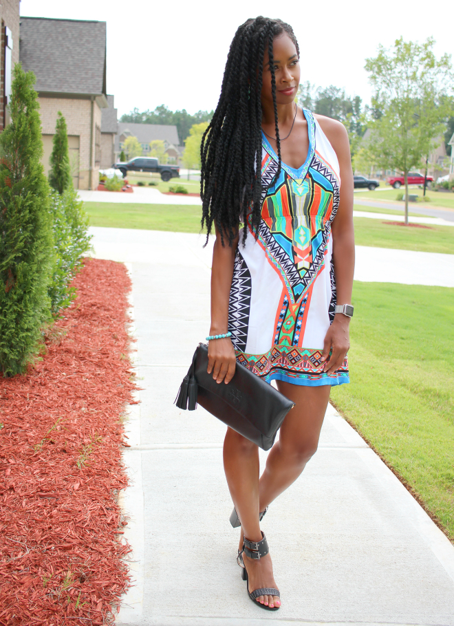 :: NikG* Life + Style ::: White Tribal Dress