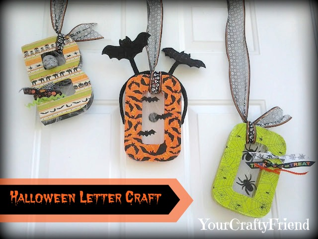 Your Crafty Friend: Halloween Letter Craft