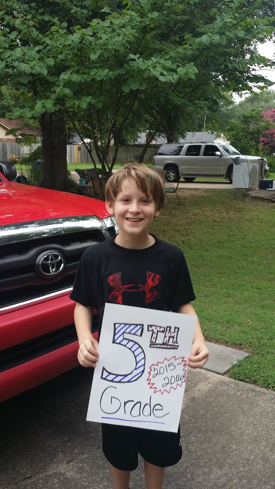 Five Star Homeschool: First Day of 5th Grade!