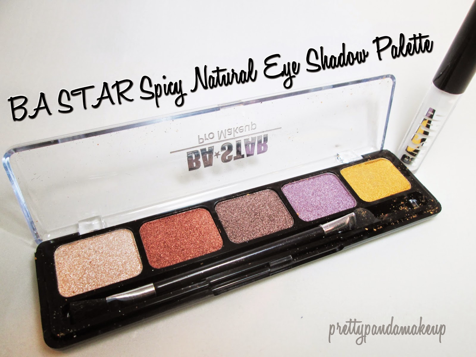PrettyPanda: BA Star 5-Pan Eye Shadow Palette in Spice Natural: Review ...