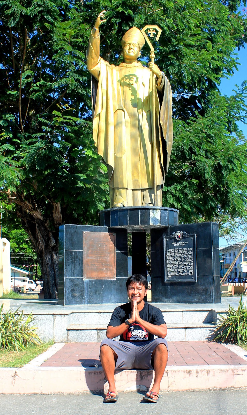 kuwento ni kapitan kokak: byaheng aklan; Cardinal sin's statue