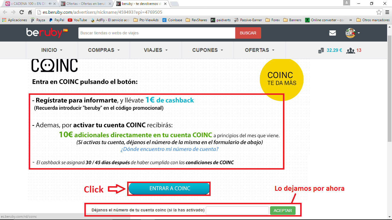 Coinc - Regístrate y consigue tus primeros 10€ ~ Ahorra y gana dinero ...