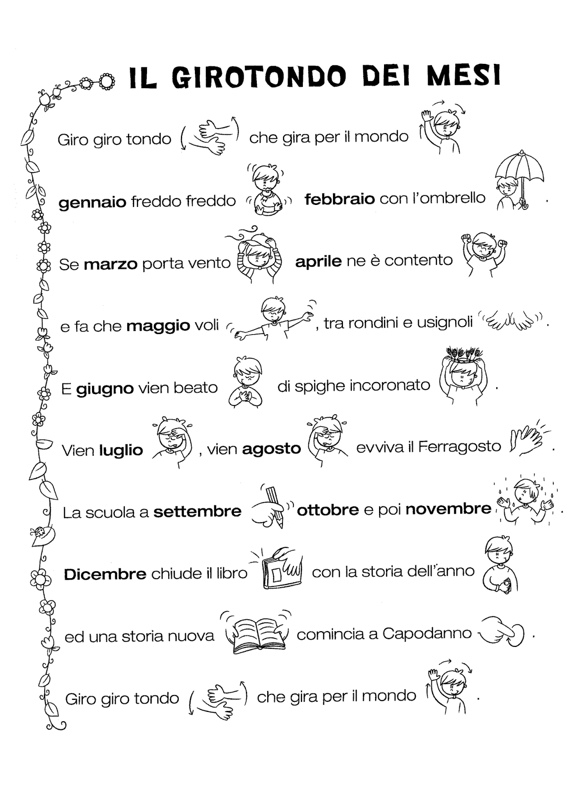 Blog scuola, Schede didattiche scuola dell'infanzia, La maestra Linda ...