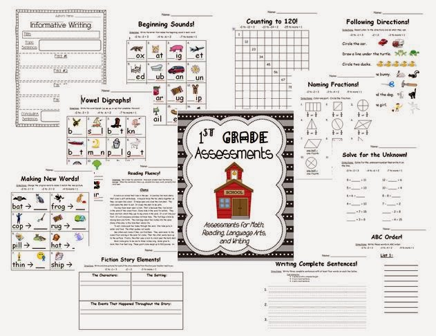 Teaching With Terhune: First Grade Report Card Assessments