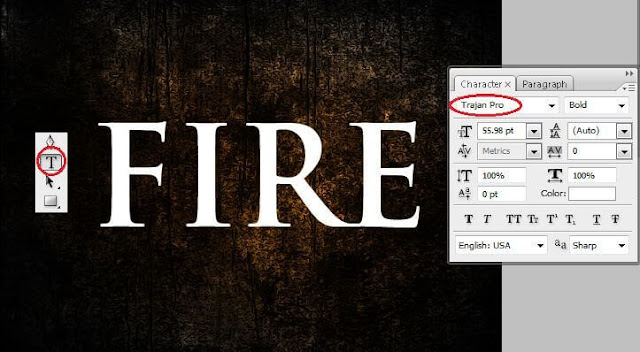 Membuat Teks Efek Api Terbakar dengan Photoshop - Kumpulan Tutorial