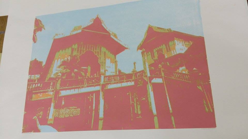 SENI CETAKAN: Seni cetakan Sutera Saring