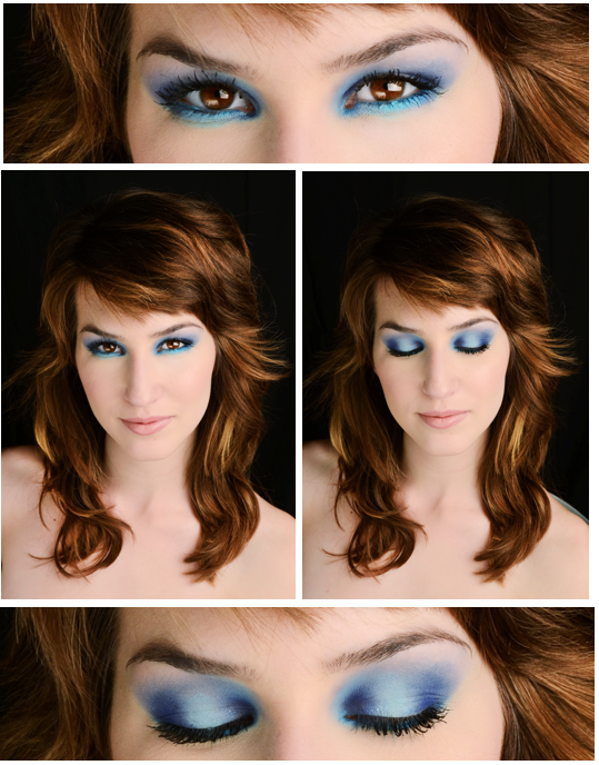 Fish Scale Eye Makeup