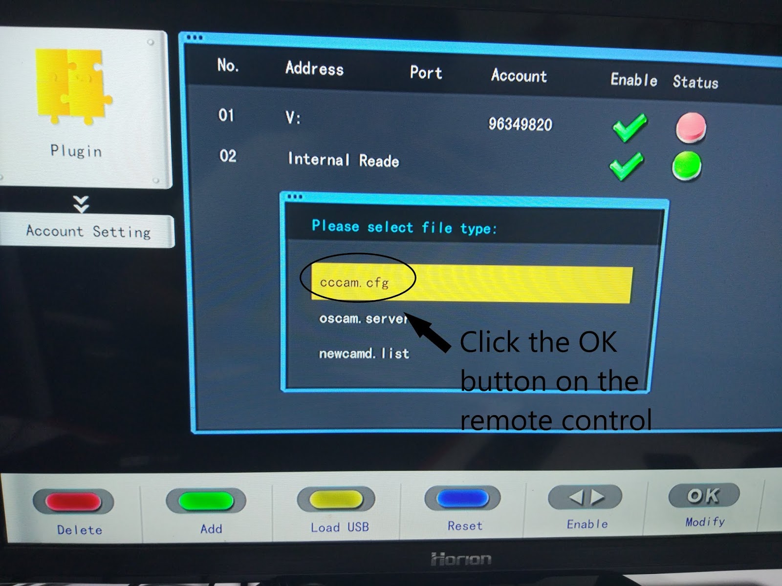 Singaporeiptv: How to use cfg file to activate CCCAM